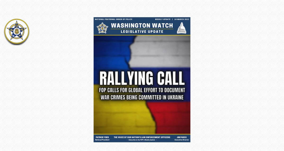 FOP Update - March 18, 2022