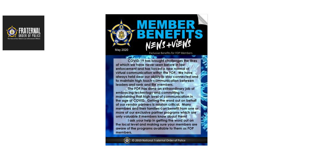 FOP Benefits May 2020