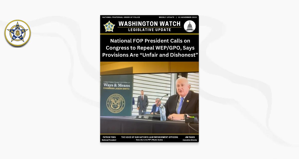 FOP Update - 22 November 2023