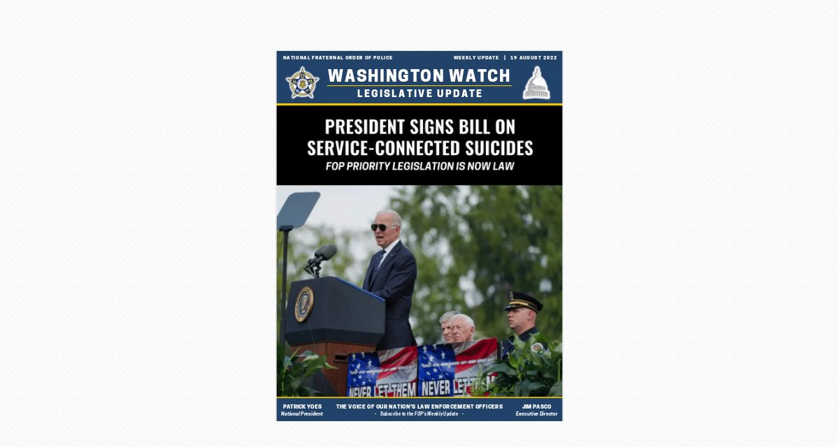 FOP Update - August 19, 2022