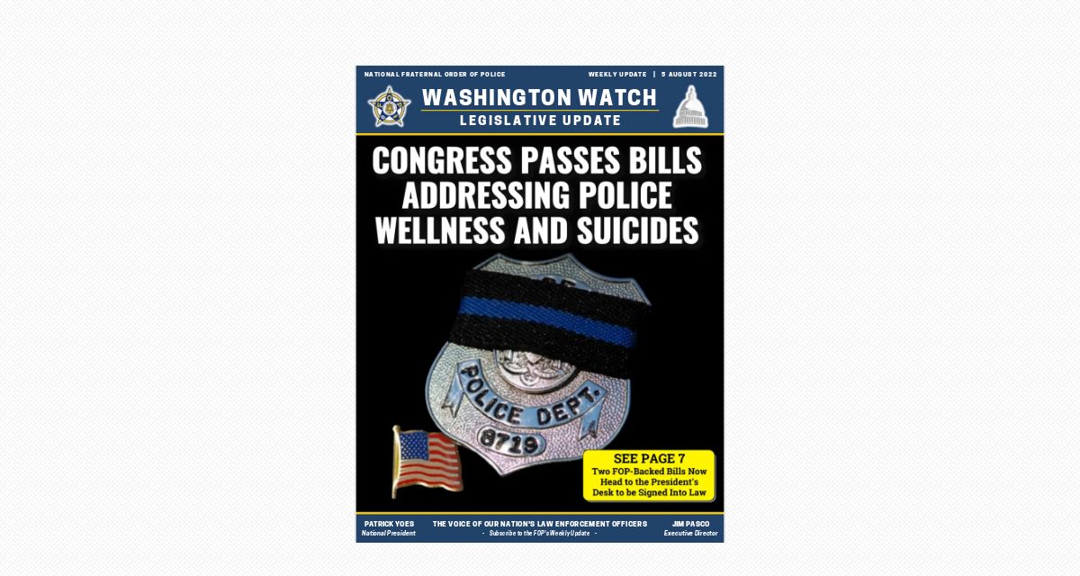 FOP Update - August 5, 2022