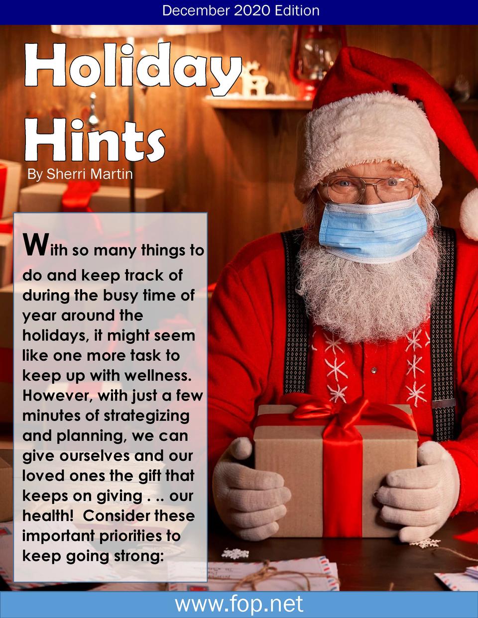 FOP Wellness December 2020